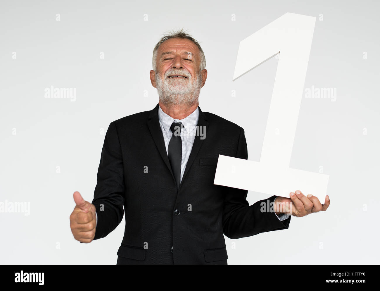 Businessman Smiling Happiness No.1 Leader Success Portrait Concept ...