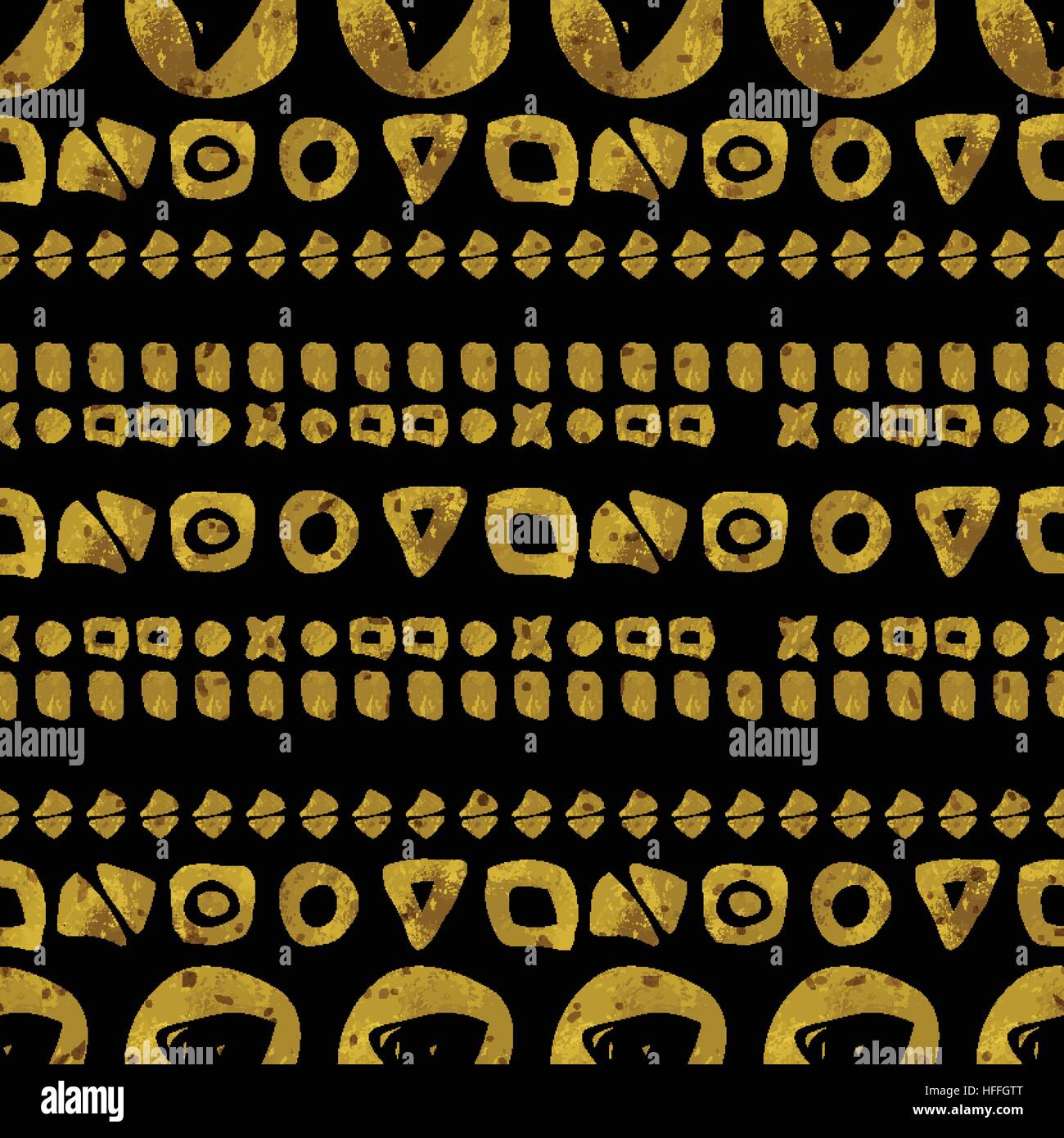 Geometric black and gold seamless pattern Stock Vector Image & Art - Alamy