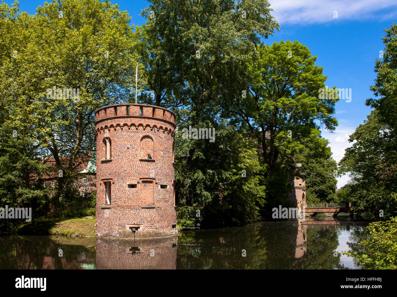 Germany, Castrop-Rauxel, moated castle Bladenhorst Stock Photo - Alamy