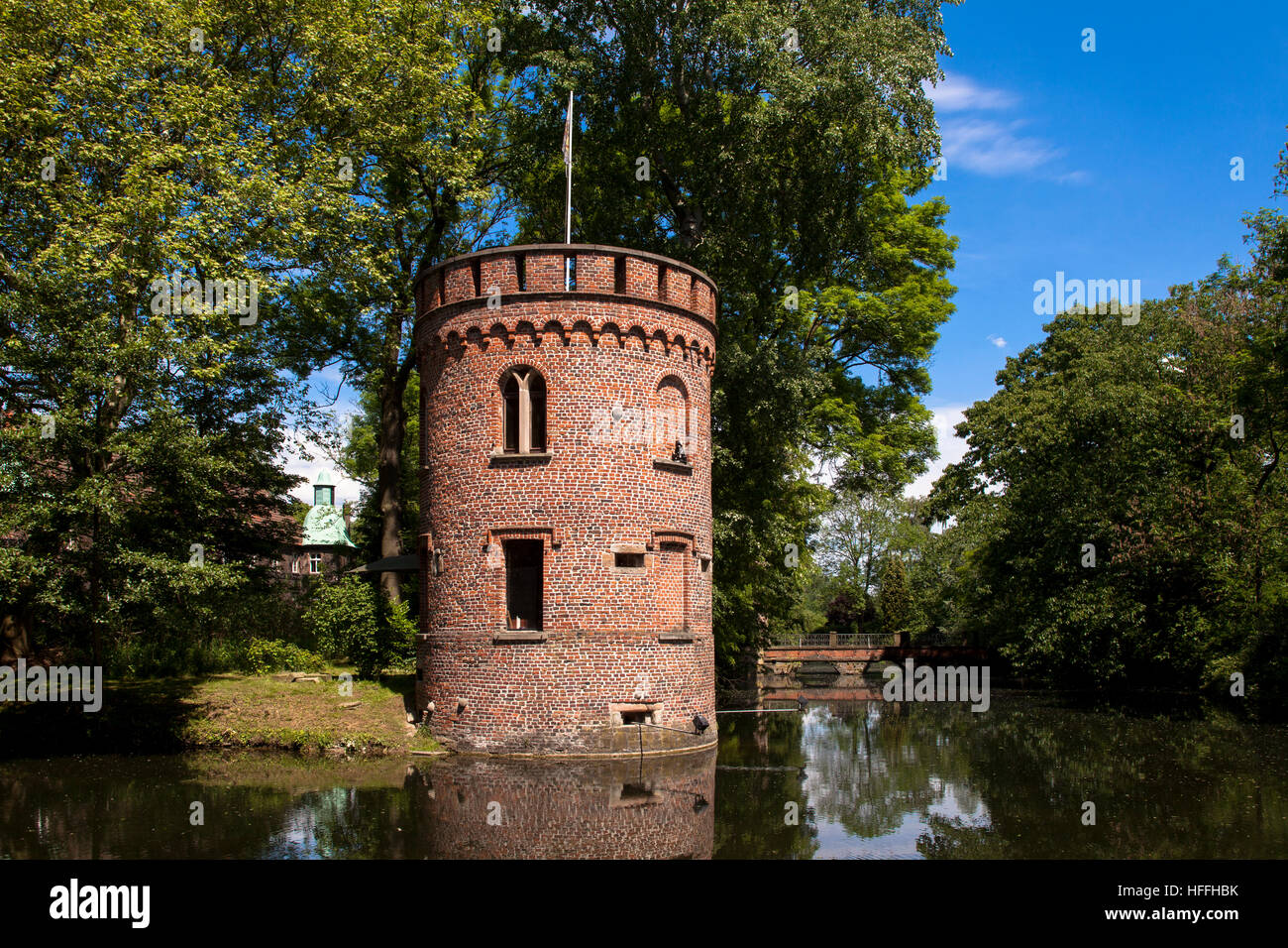 Germany, Castrop-Rauxel, moated castle Bladenhorst Stock Photo - Alamy