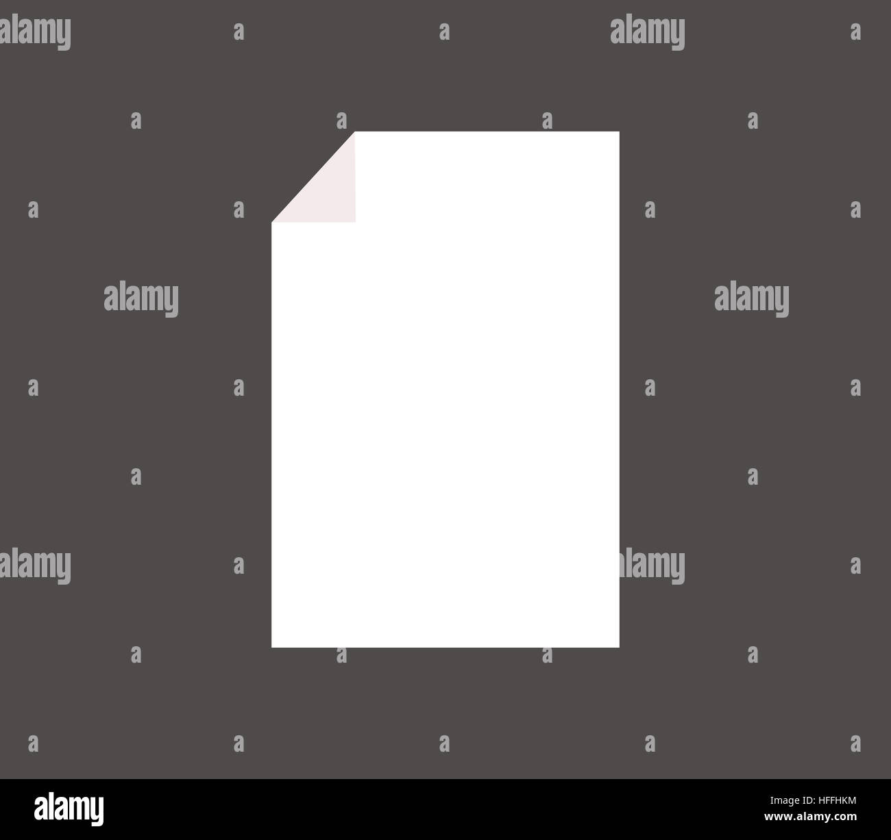 icon sheet of paper Stock Photo - Alamy