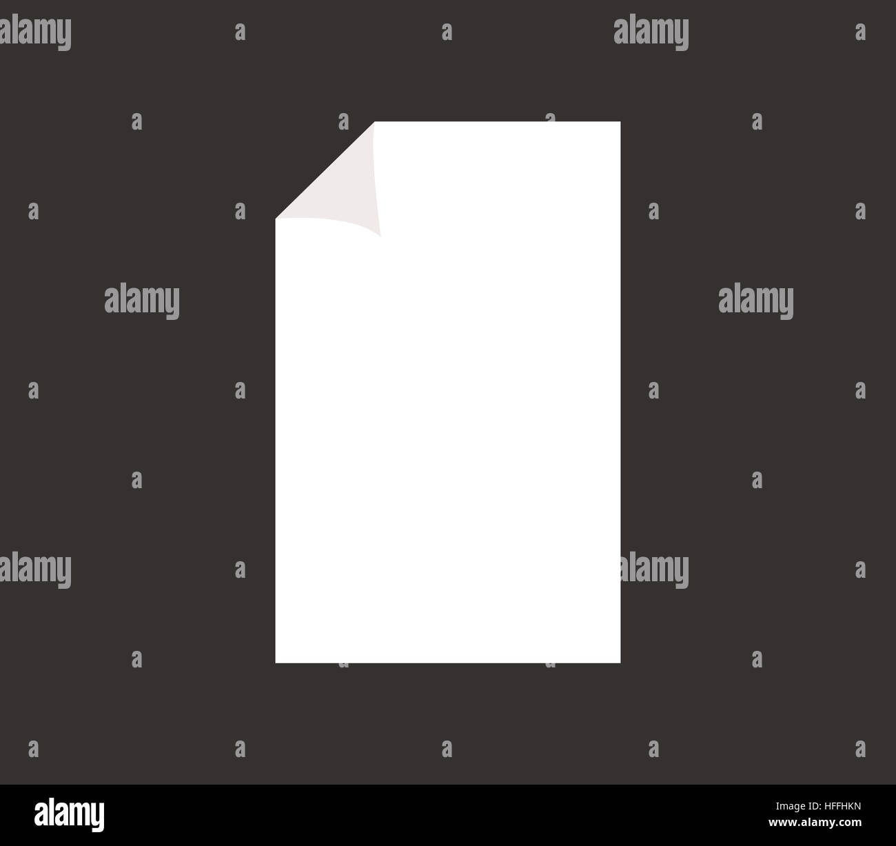 icon sheet of paper Stock Photo - Alamy