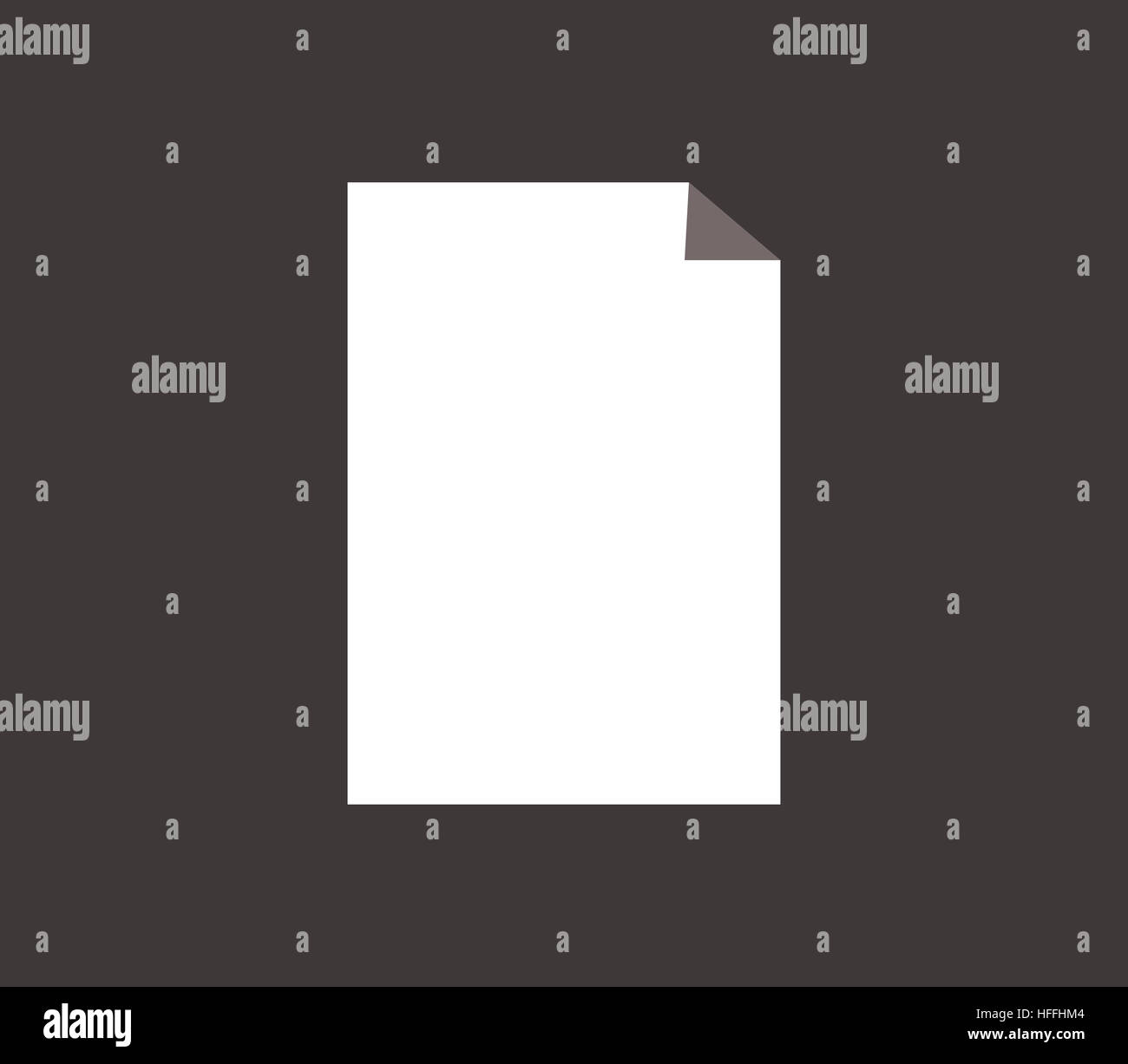 icon sheet of paper Stock Photo - Alamy
