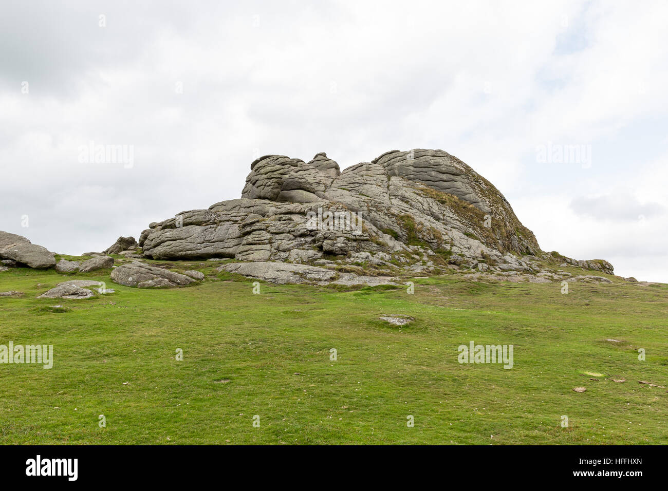 Haytor Rock, Dartmoor Park, Devon, UK Stock Photo - Alamy