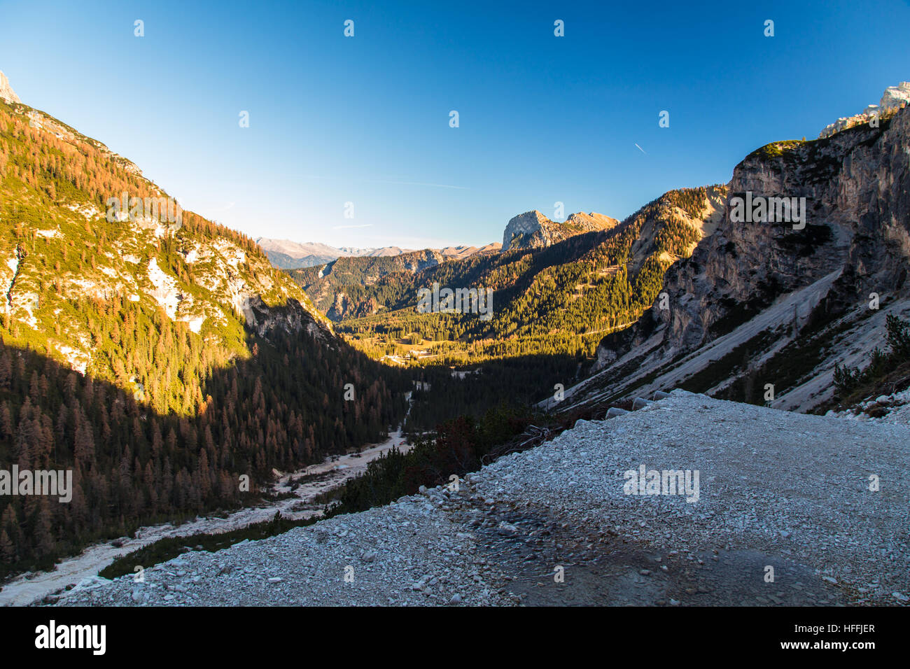 Fall is coming in the italian alps Stock Photo - Alamy