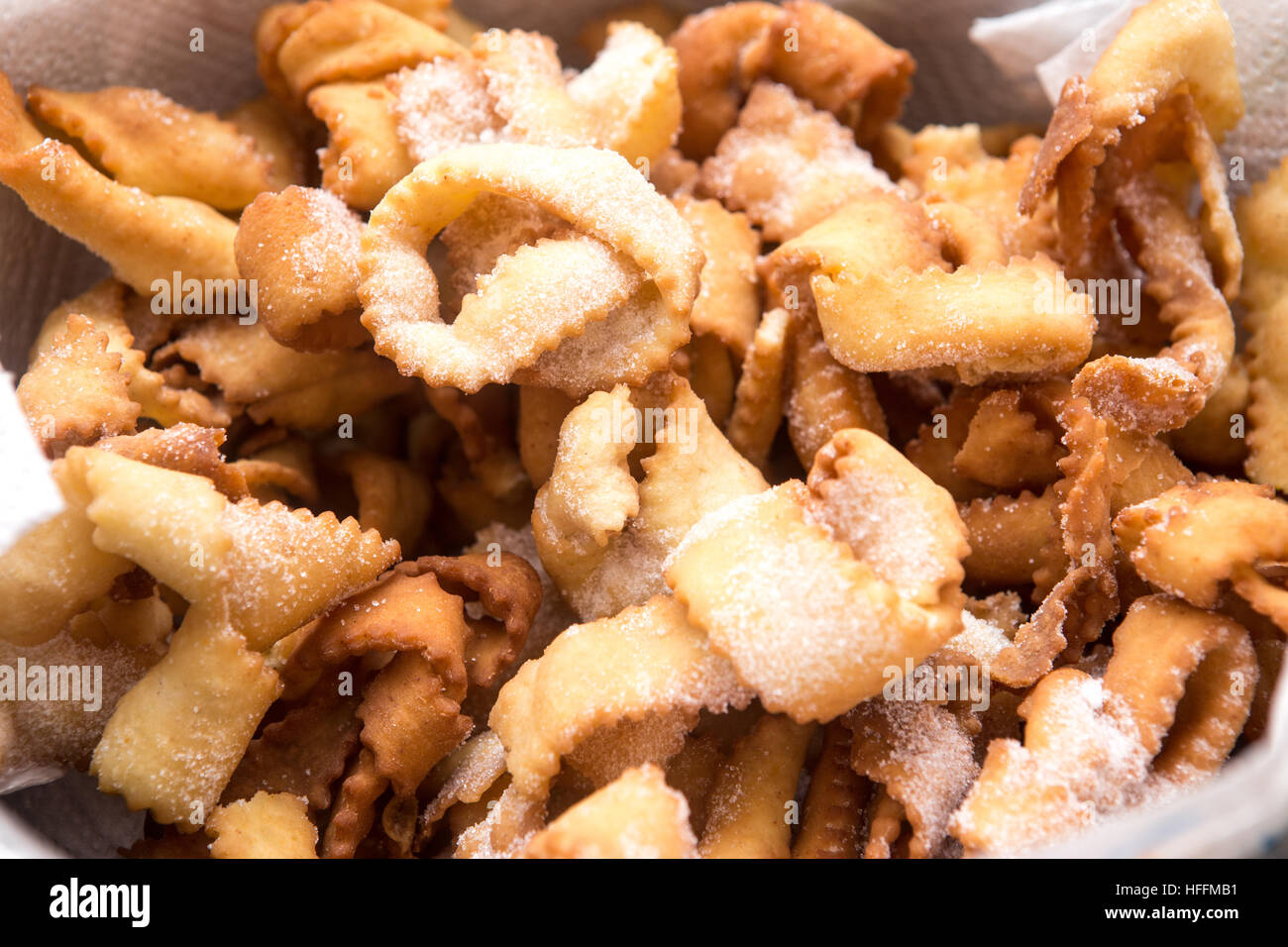 Italian crostoli hi-res stock photography and images - Alamy