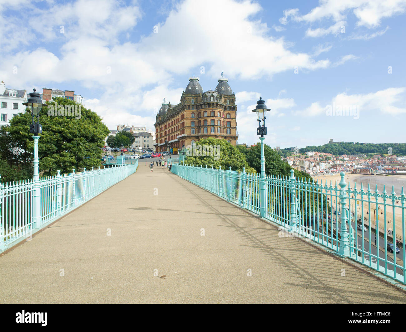 Spa Bridge Scarborough North Yorkshire Coast UK Stock Photo - Alamy