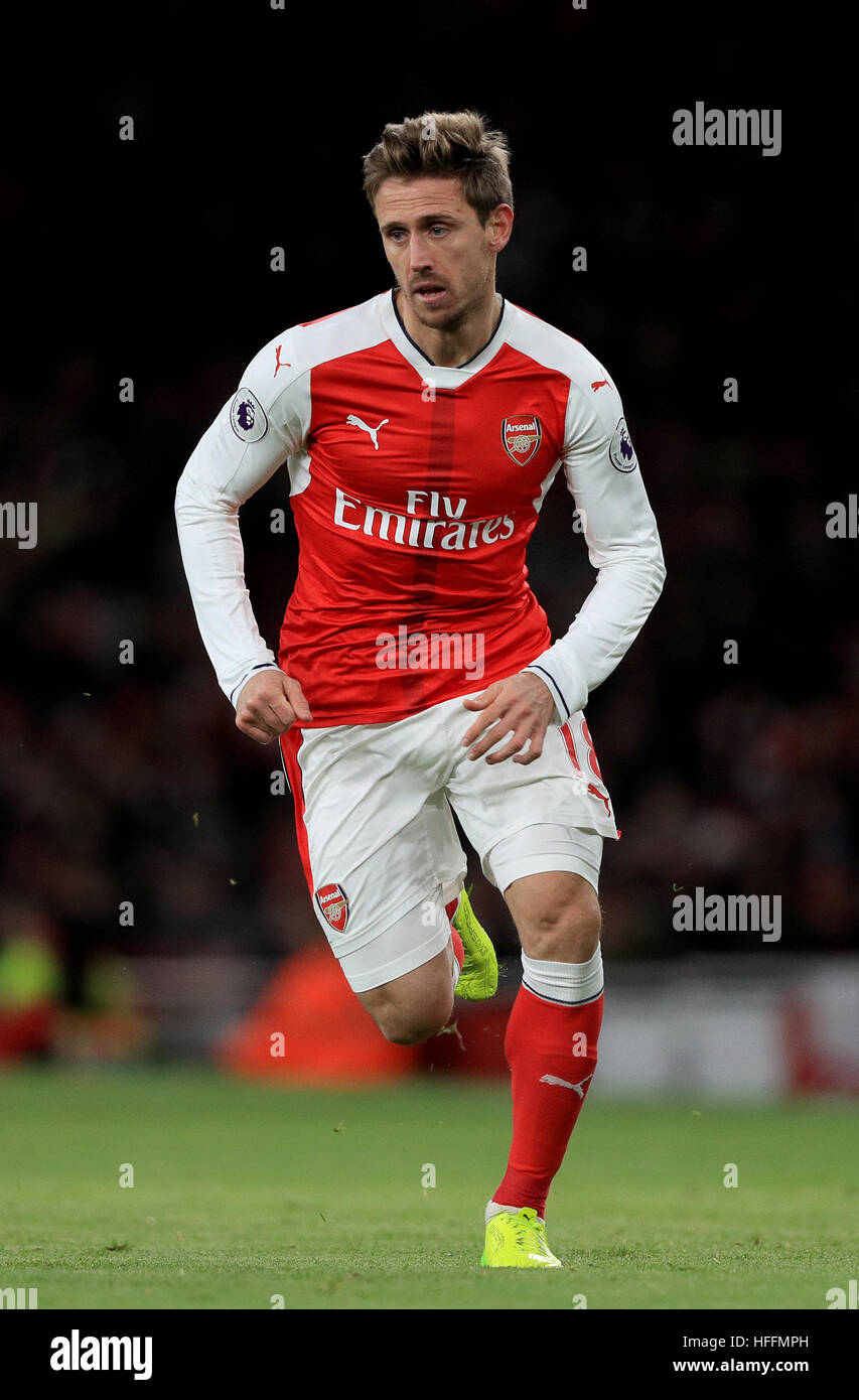 Arsenal's Nacho Monreal Stock Photo - Alamy