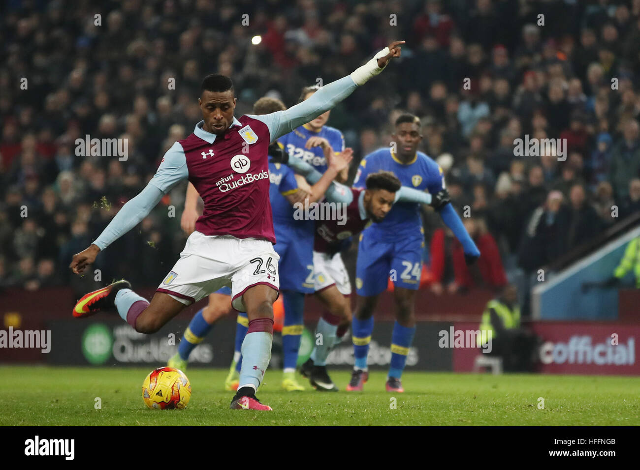 Aston Villa's Jonathan Kodjia Stock Photo - Alamy