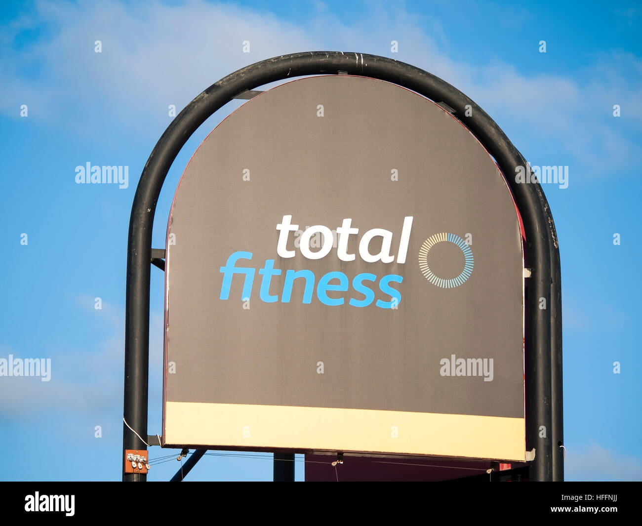 Total Fitness sign UK Stock Photo - Alamy