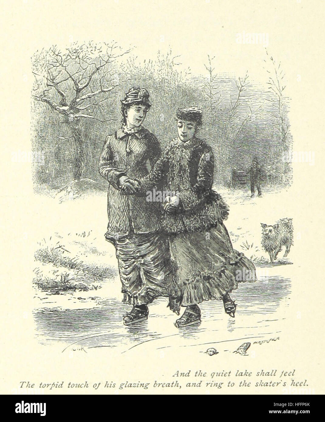 Winter Pictures by poet and artist. [Selections in verse from various ...