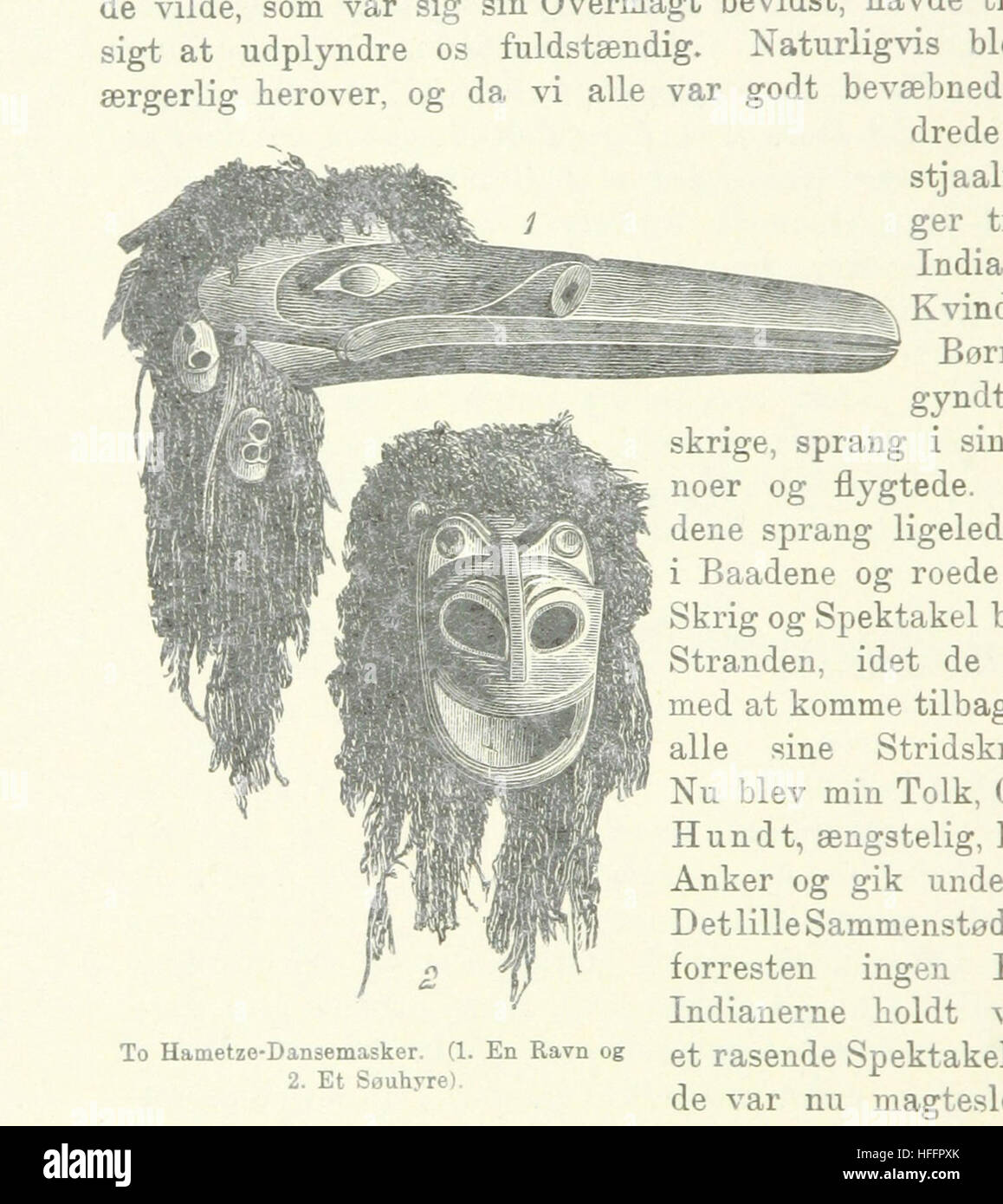 Illustrated page from 'Kaptein Jacobsens Reiser', describing the ...