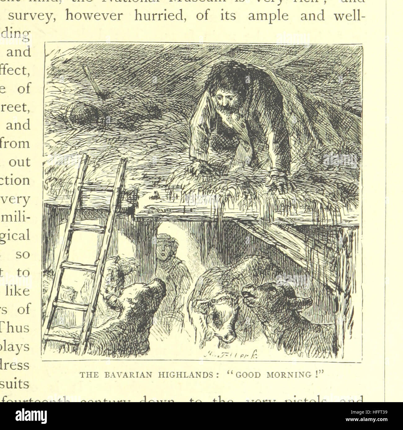 A 19th-century image from the illustrated work 'Pictures from the ...