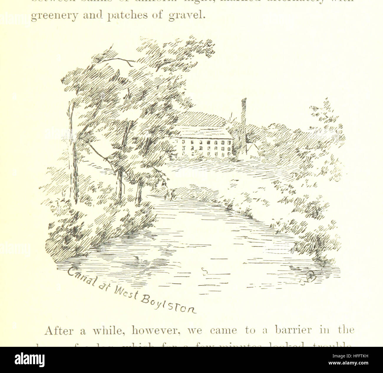 This image from 'Boating Trips on New England Rivers' captures scenes ...