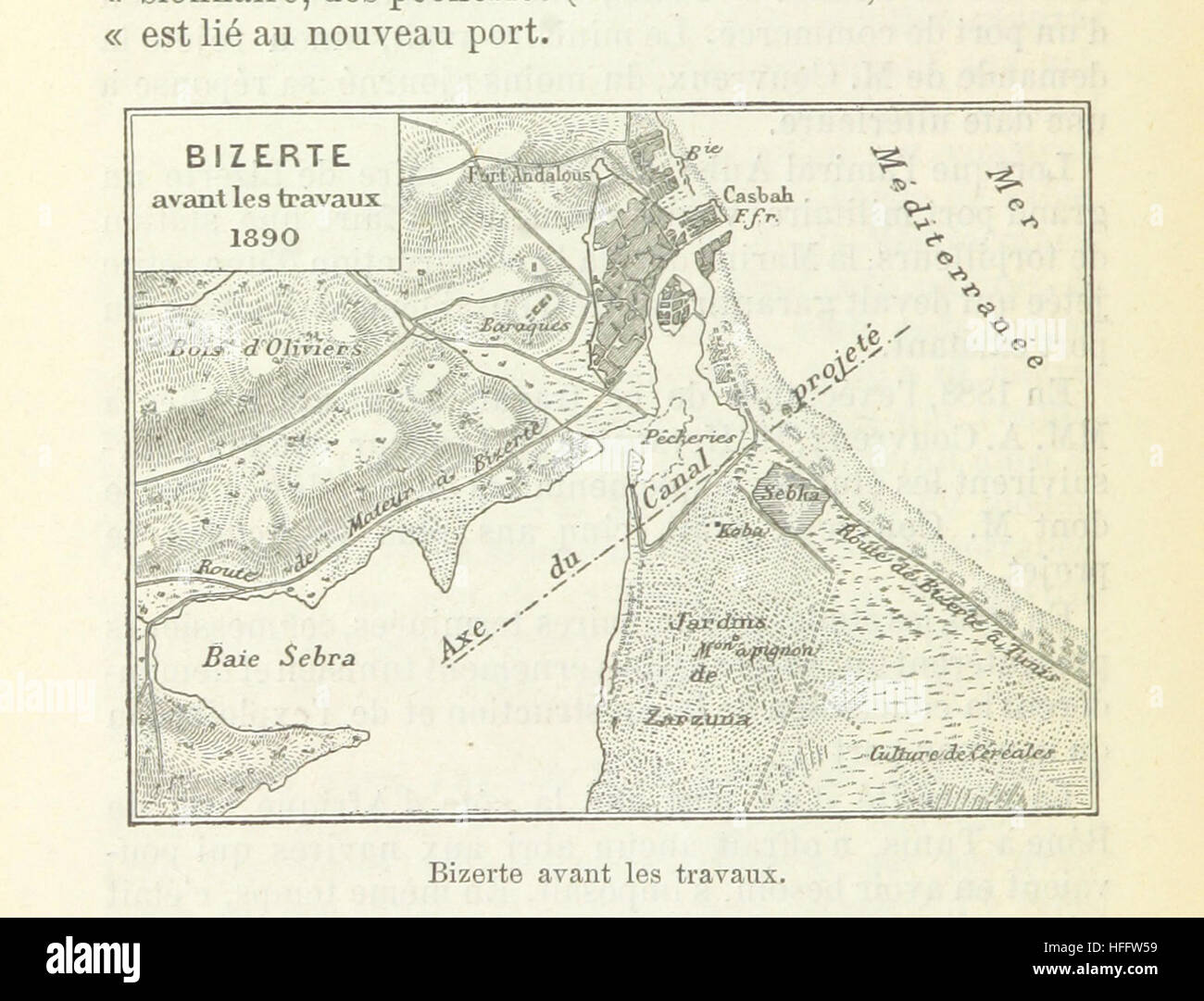 A detailed description of the new port of Bizerte in Tunisia, along ...