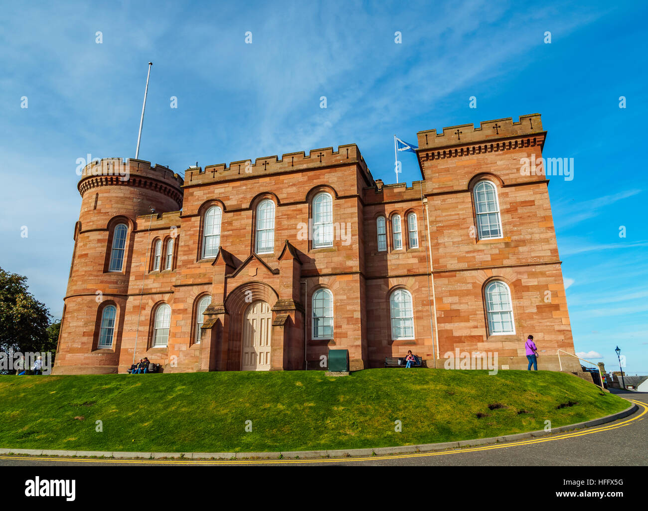 UK, Scotland, View of the Inverness Castle Stock Photo - Alamy