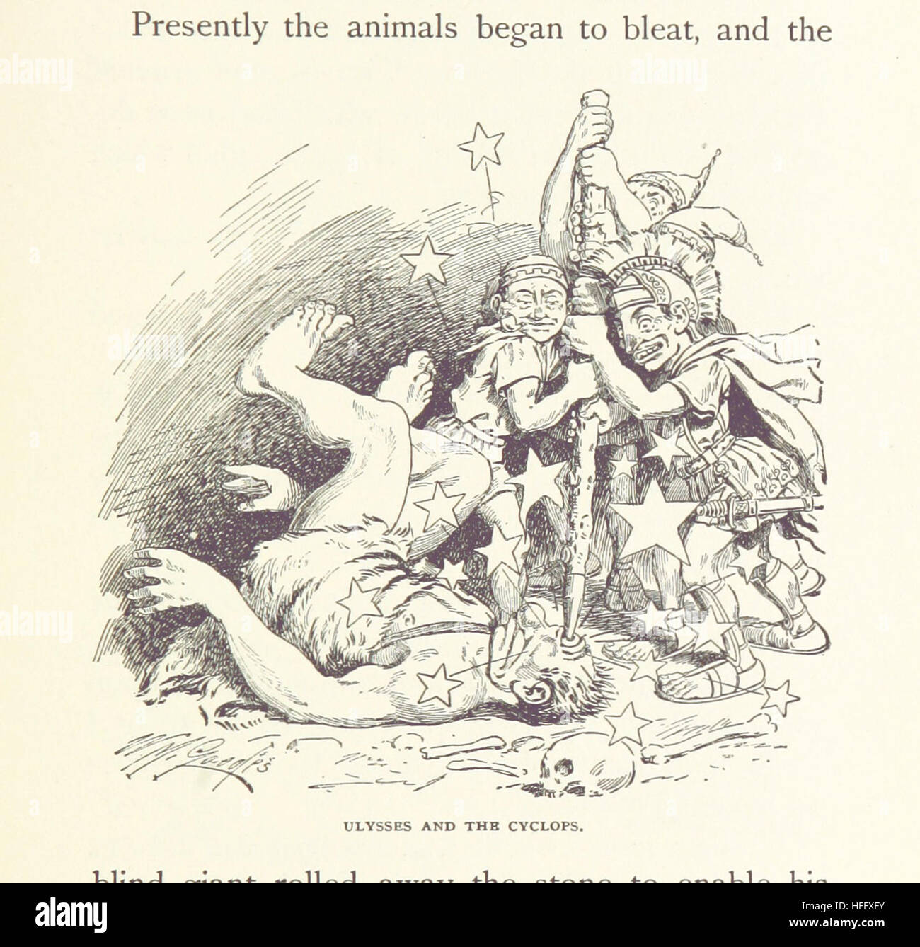 This illustration from 'Comic History of Greece' depicts key moments ...