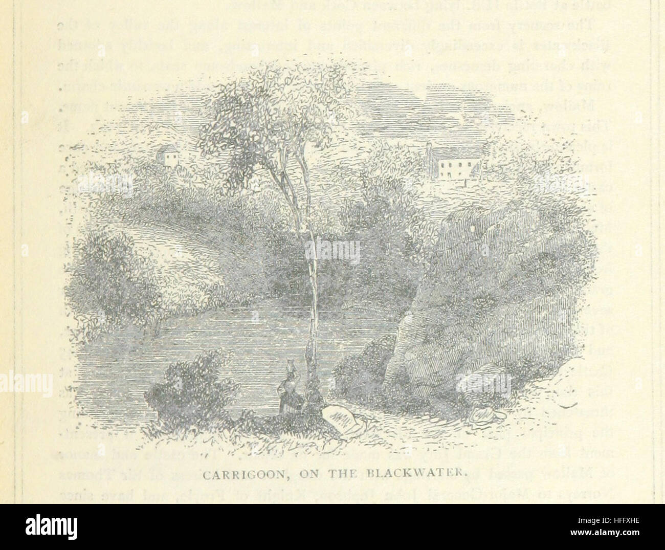 Pictorial travel guide for the southern region of Ireland, highlighting ...