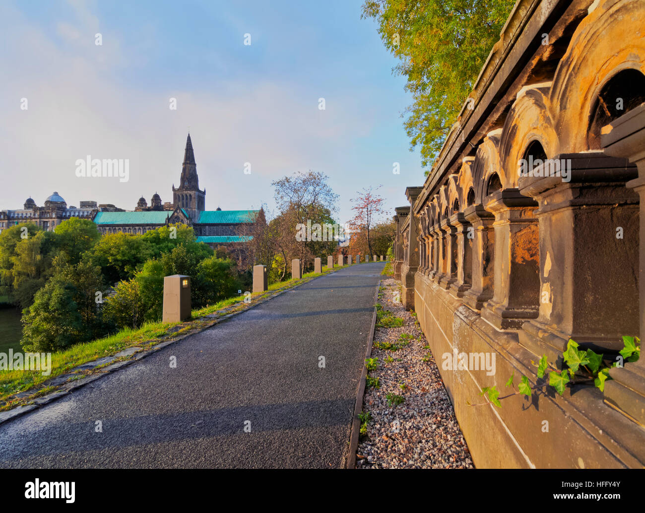 Glasgow cathedral necropolis hi-res stock photography and images - Alamy