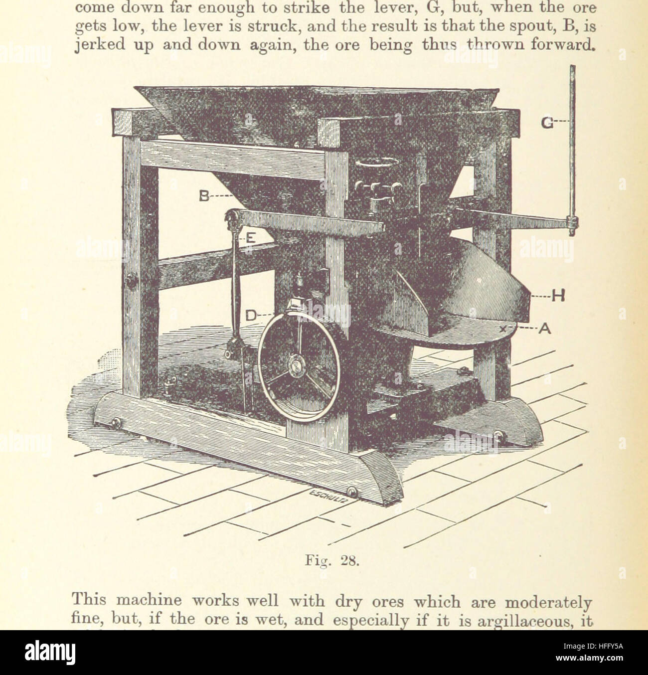 Image from 'The Metallurgy of Gold' illustrating the techniques and ...