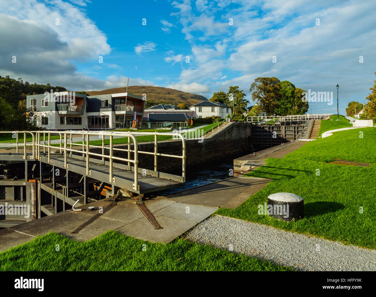 Neptune's staircase locks hi-res stock photography and images - Alamy