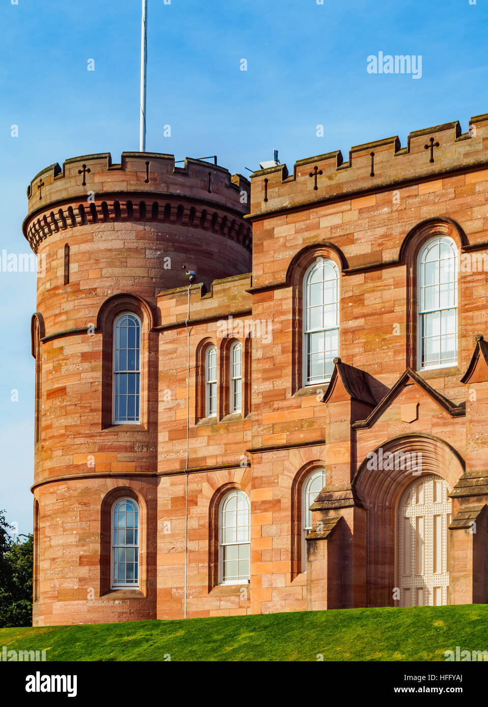 UK, Scotland, View of the Inverness Castle Stock Photo - Alamy