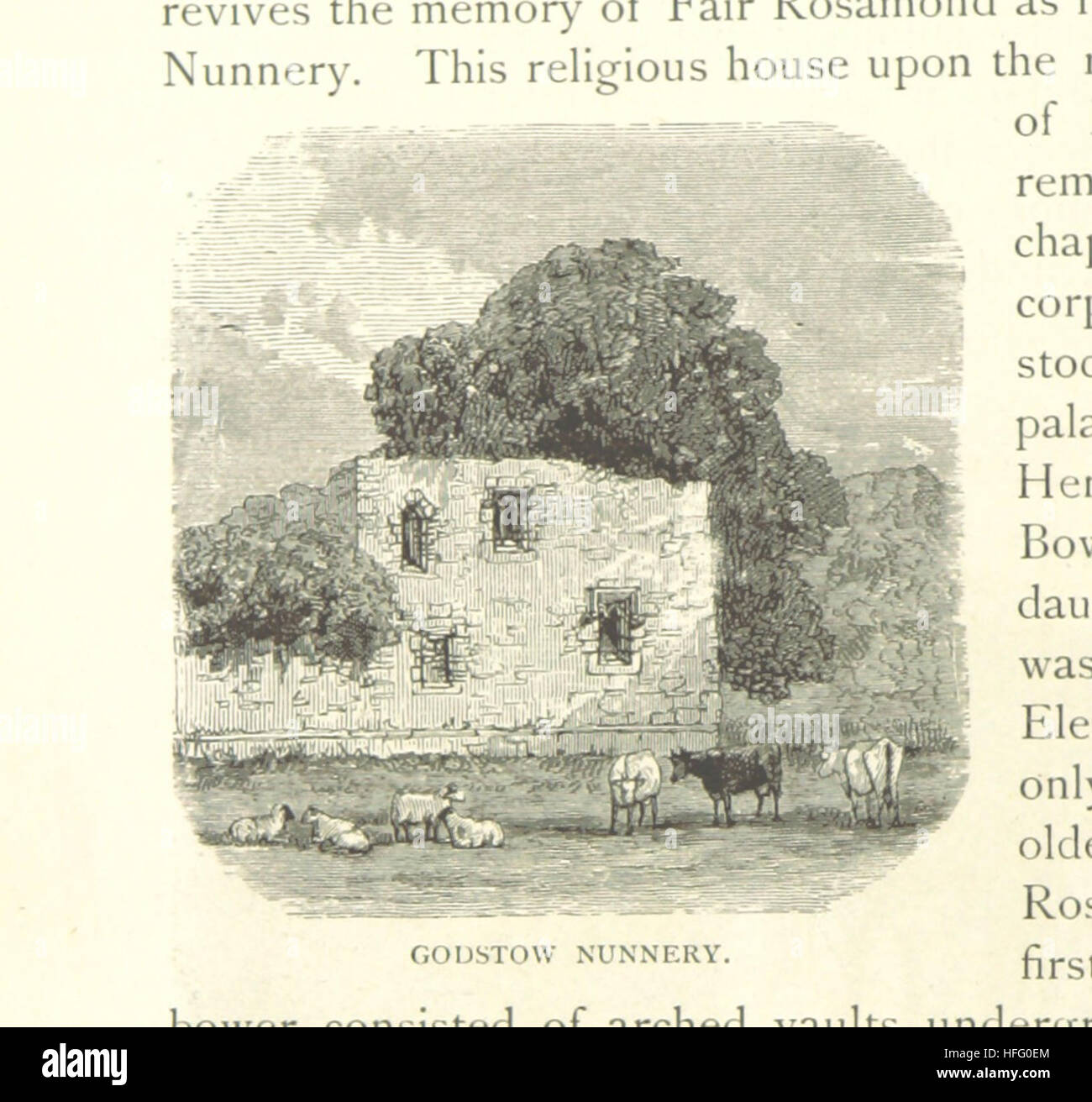 The image from 'England Picturesque and Descriptive' presents a visual ...