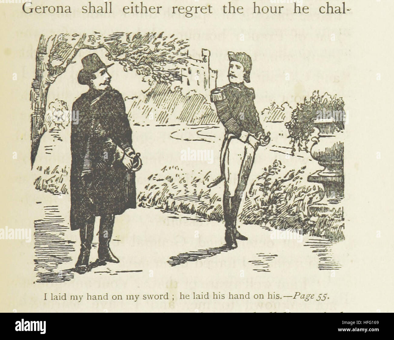 This image from 'The Fall of Moscow' (1887) illustrates a military ...