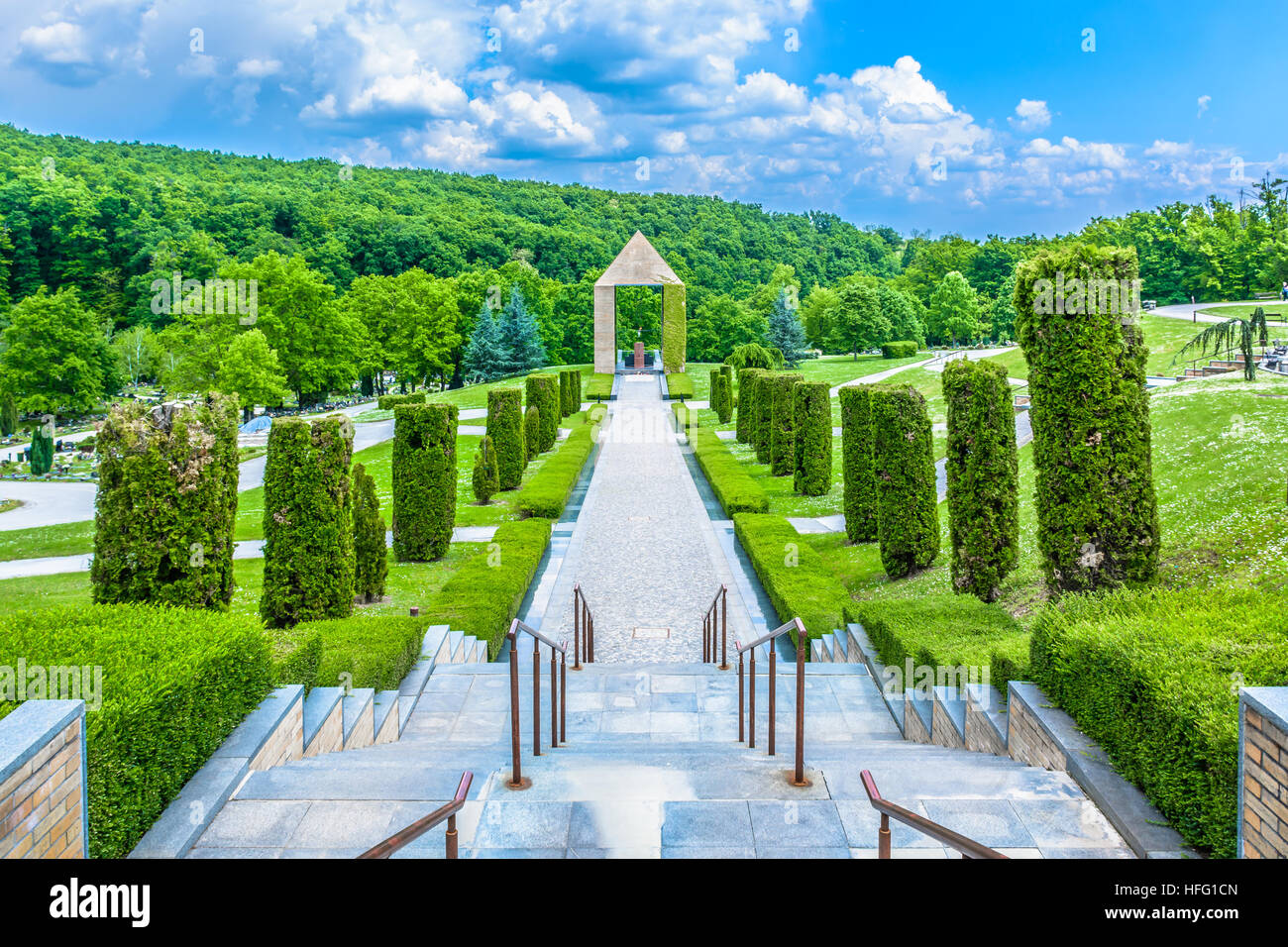 Cemetery Mirogoj in Zagreb town, capital of Croatia Stock Photo - Alamy