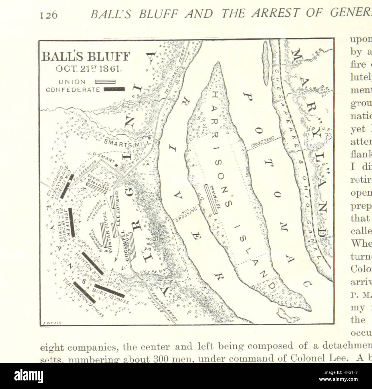 An image from 'Battles and Leaders of the Civil War,' presenting ...