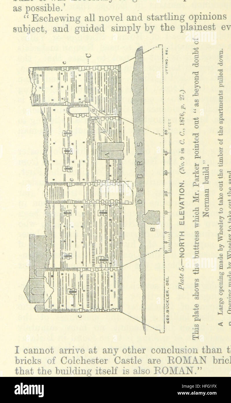 This page from 'Colchester Castle' showcases the historical ...