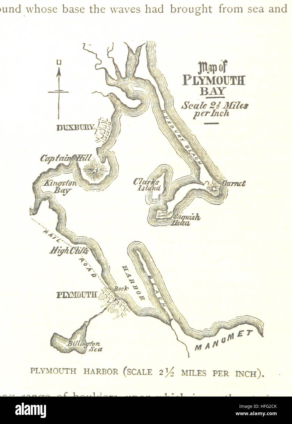 Map of the plymouth colony hi-res stock photography and images - Alamy