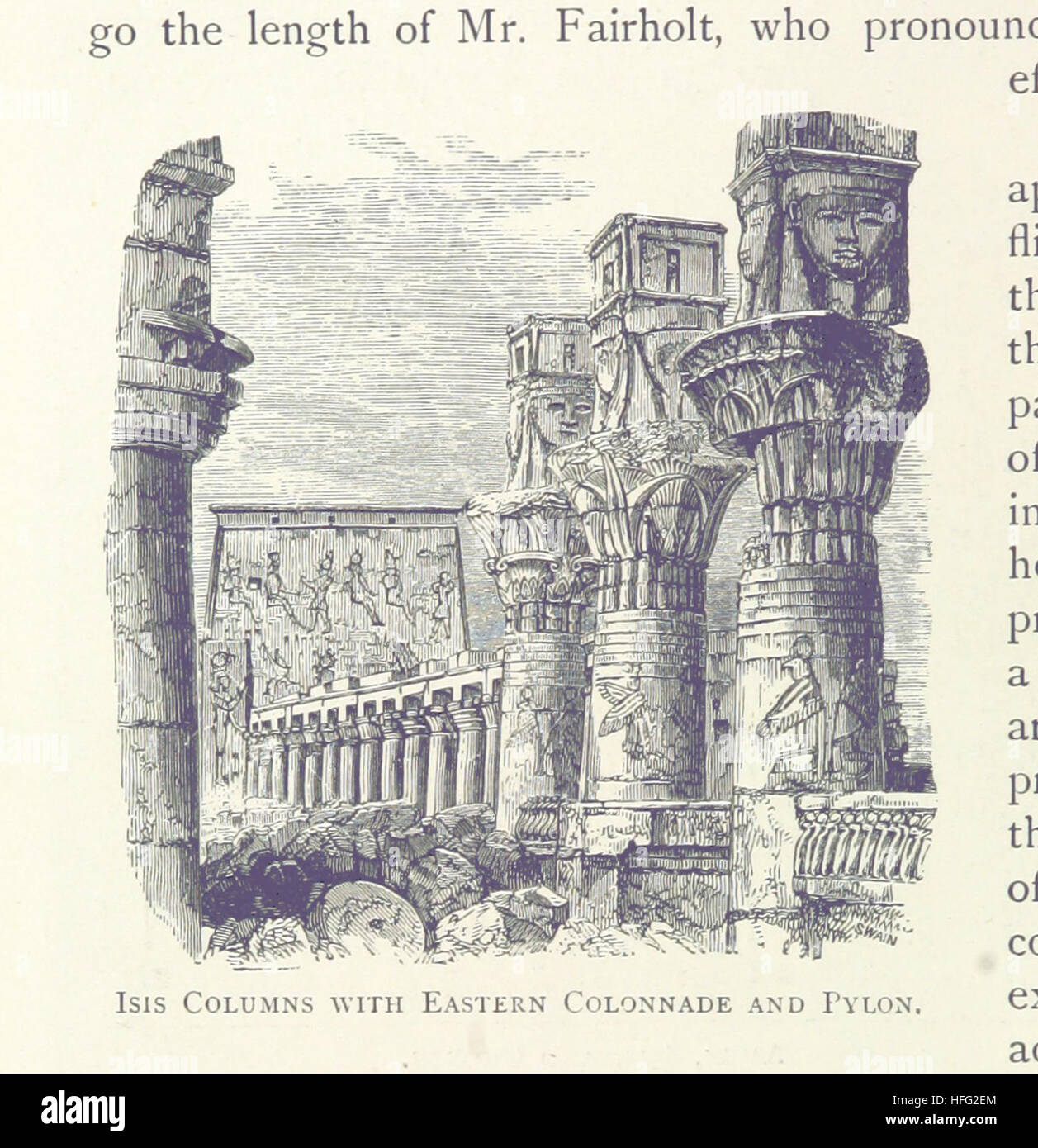 An image from 'The Land of the Pharaohs,' illustrating the ancient ...