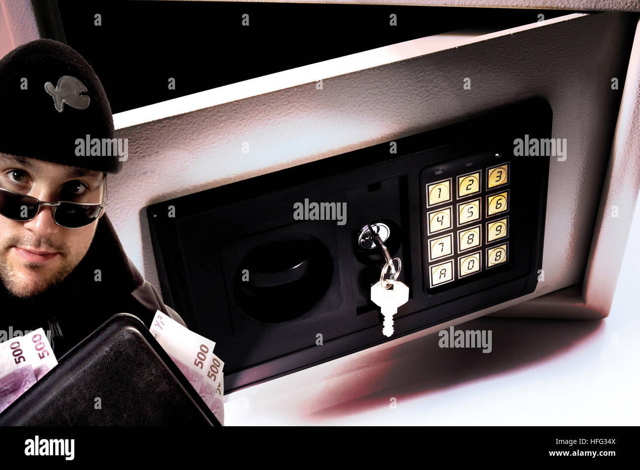 Briefcase locks hi-res stock photography and images - Alamy