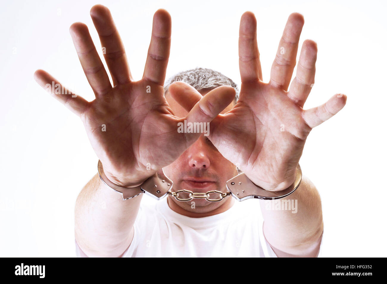 Handcuffed to something hi-res stock photography and images - Alamy