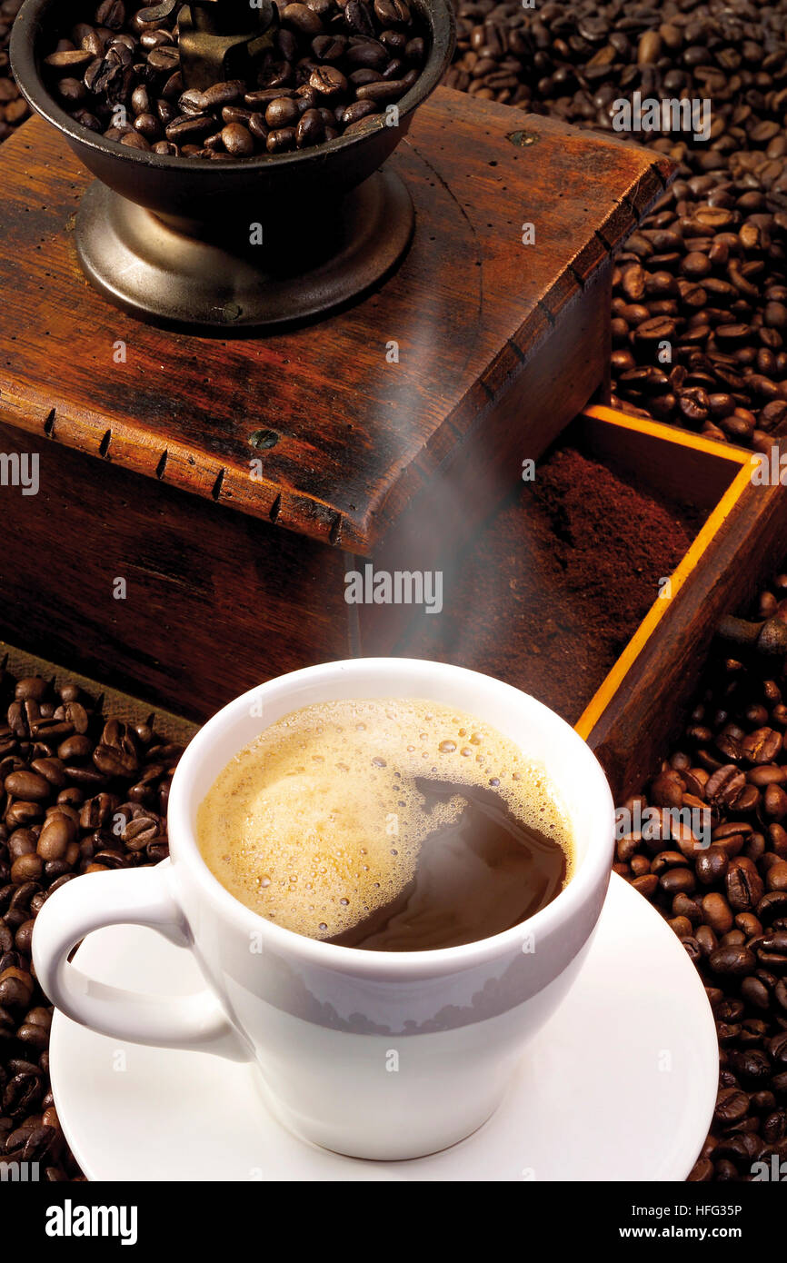 Old Fashioned Coffee Cup High Resolution Stock Photography and Images ...