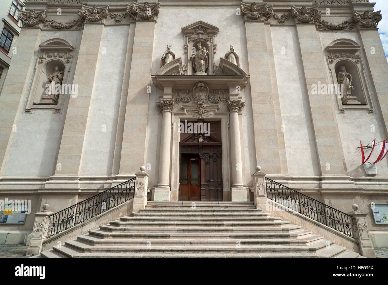 Dominican Church, entrance, Vienna, Austria Stock Photo - Alamy