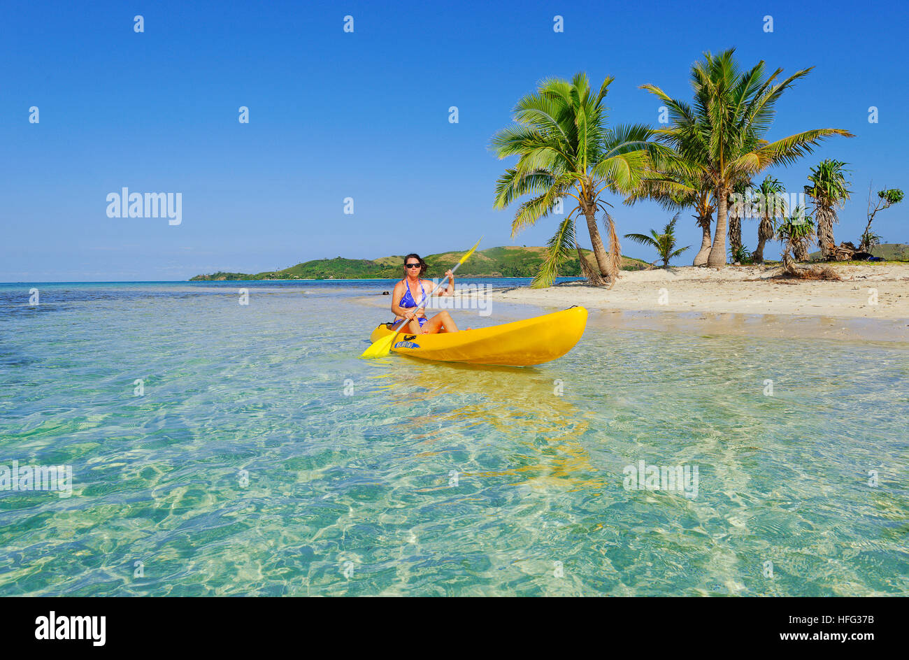 Fiji and yasawa island and kayak hi-res stock photography and images ...