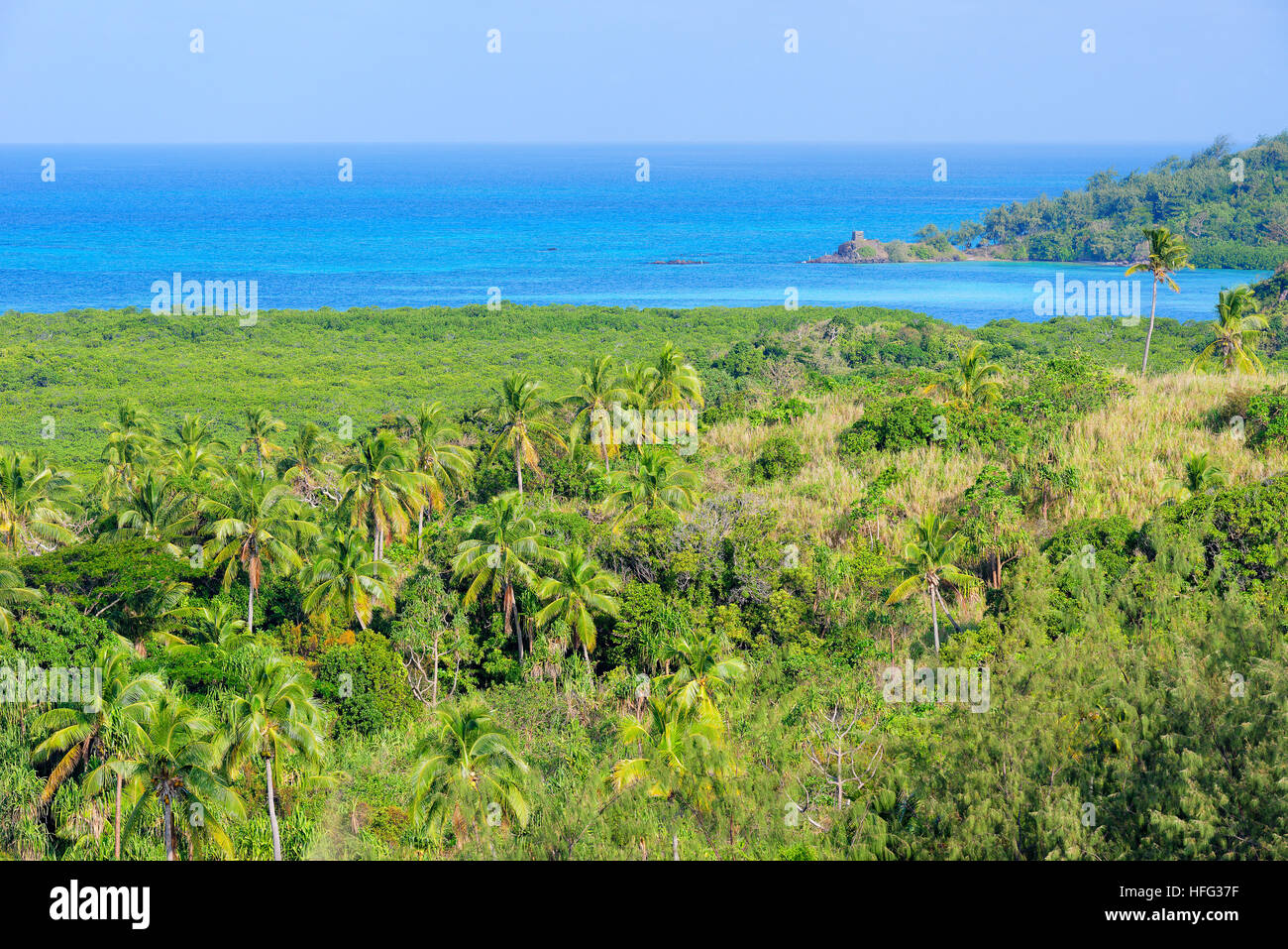 Green Nanuya Lailai Island, Yasawa island group, Fiji Stock Photo - Alamy