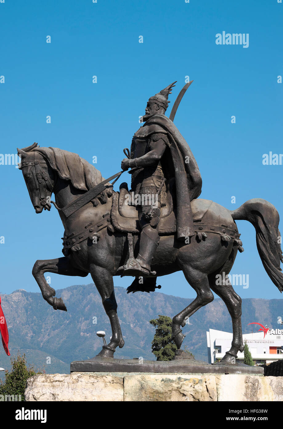 Albanian hero skanderbeg hi-res stock photography and images - Alamy