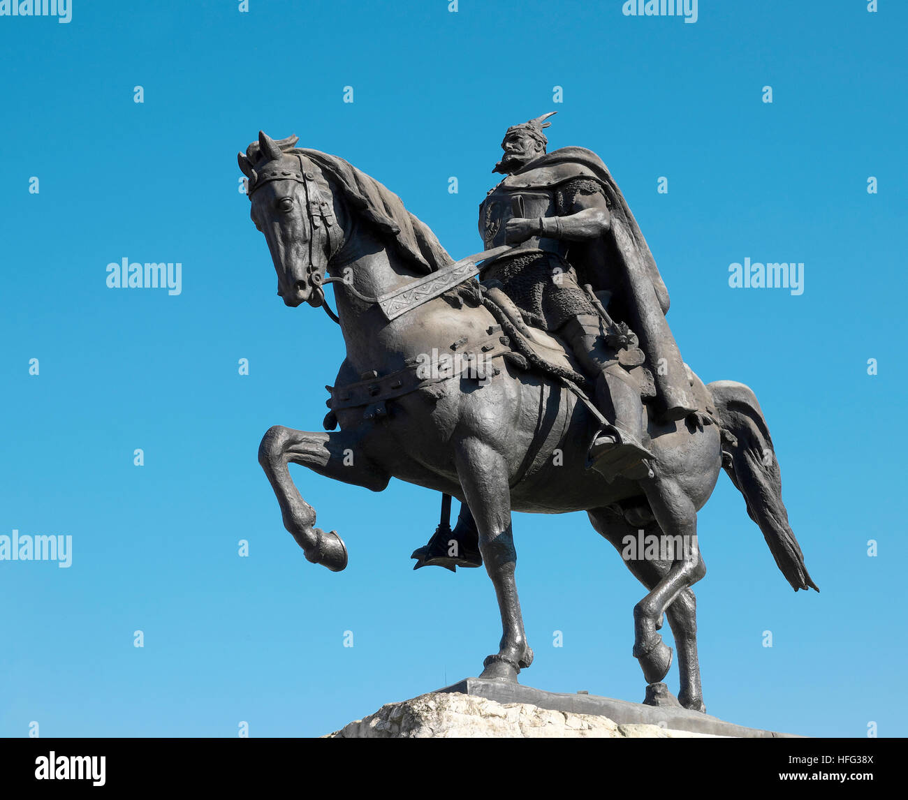 Albanian hero skanderbeg hi-res stock photography and images - Alamy