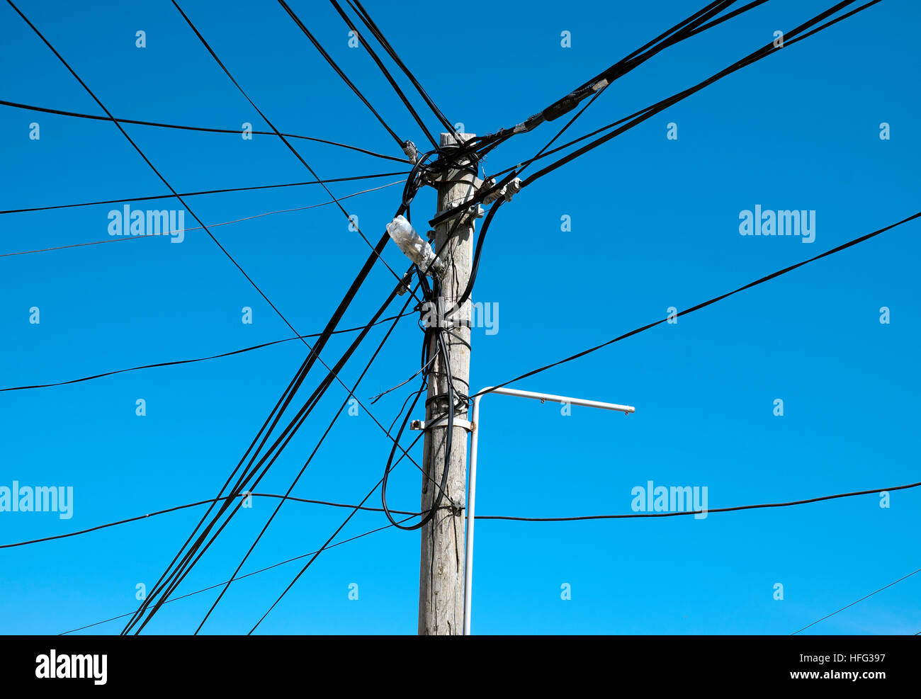Overhead power lines hi-res stock photography and images - Alamy