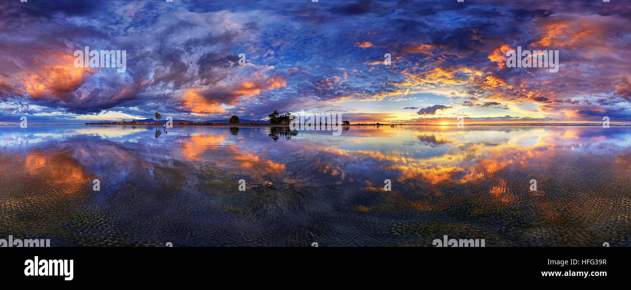 360 panorama sky sunset hi-res stock photography and images - Alamy