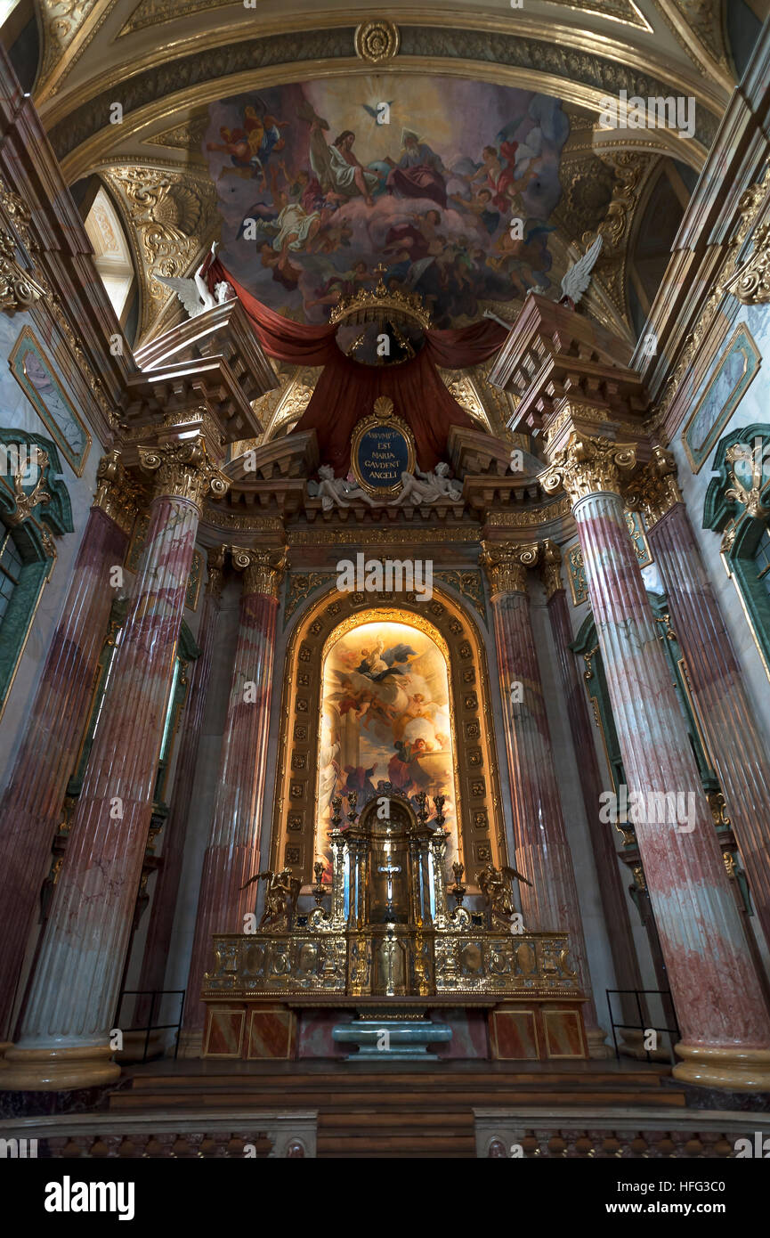 High altar of the Jesuit Church, University Church of the Assumption ...