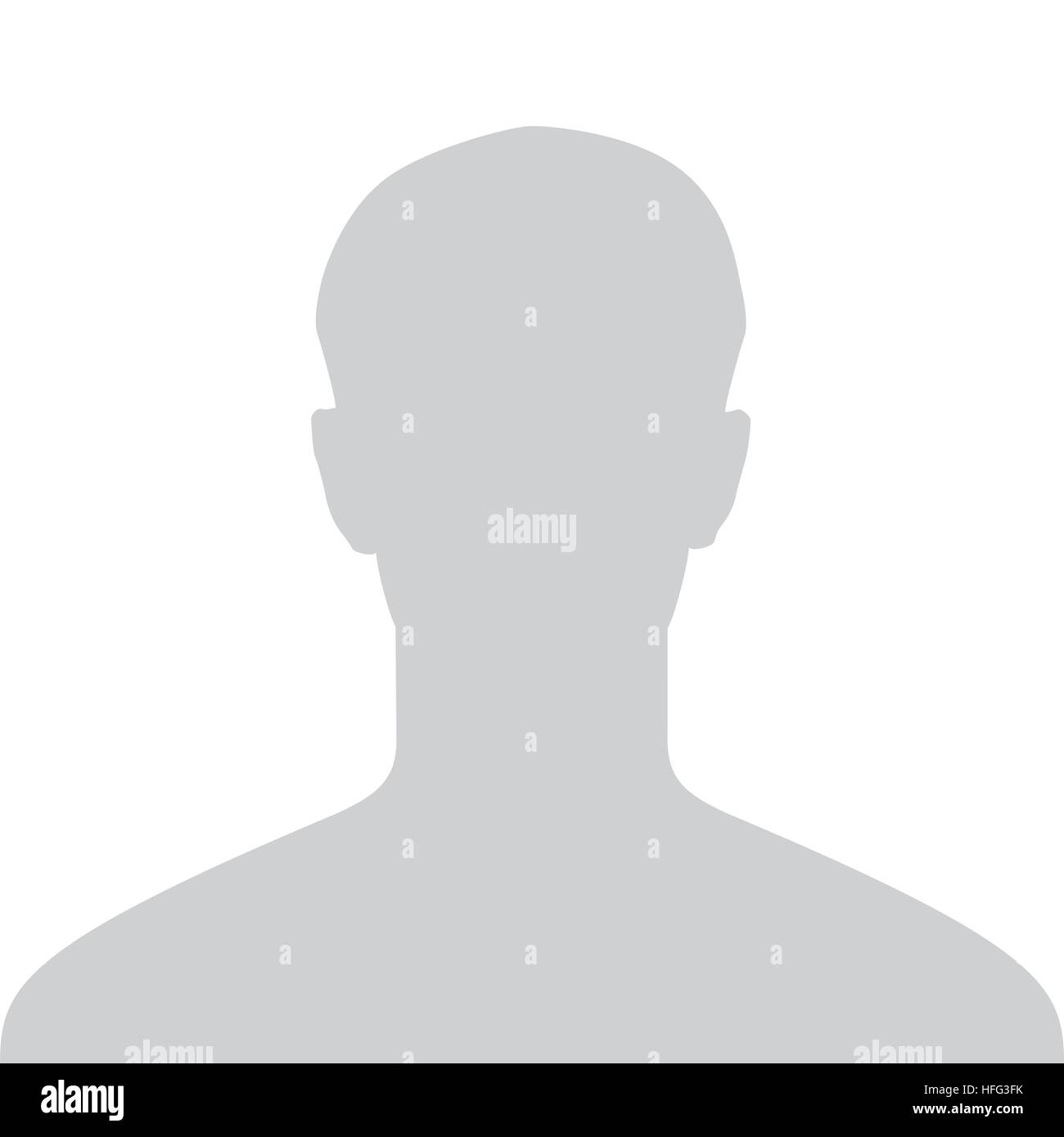 Male Default Placeholder Avatar Profile Gray Picture Isolated on White ...