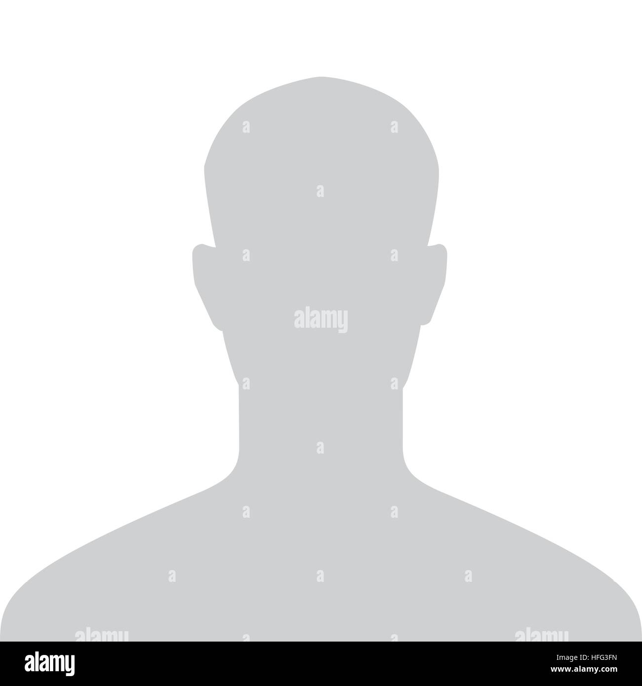 Male Default Placeholder Avatar Profile Gray Picture Isolated on White ...