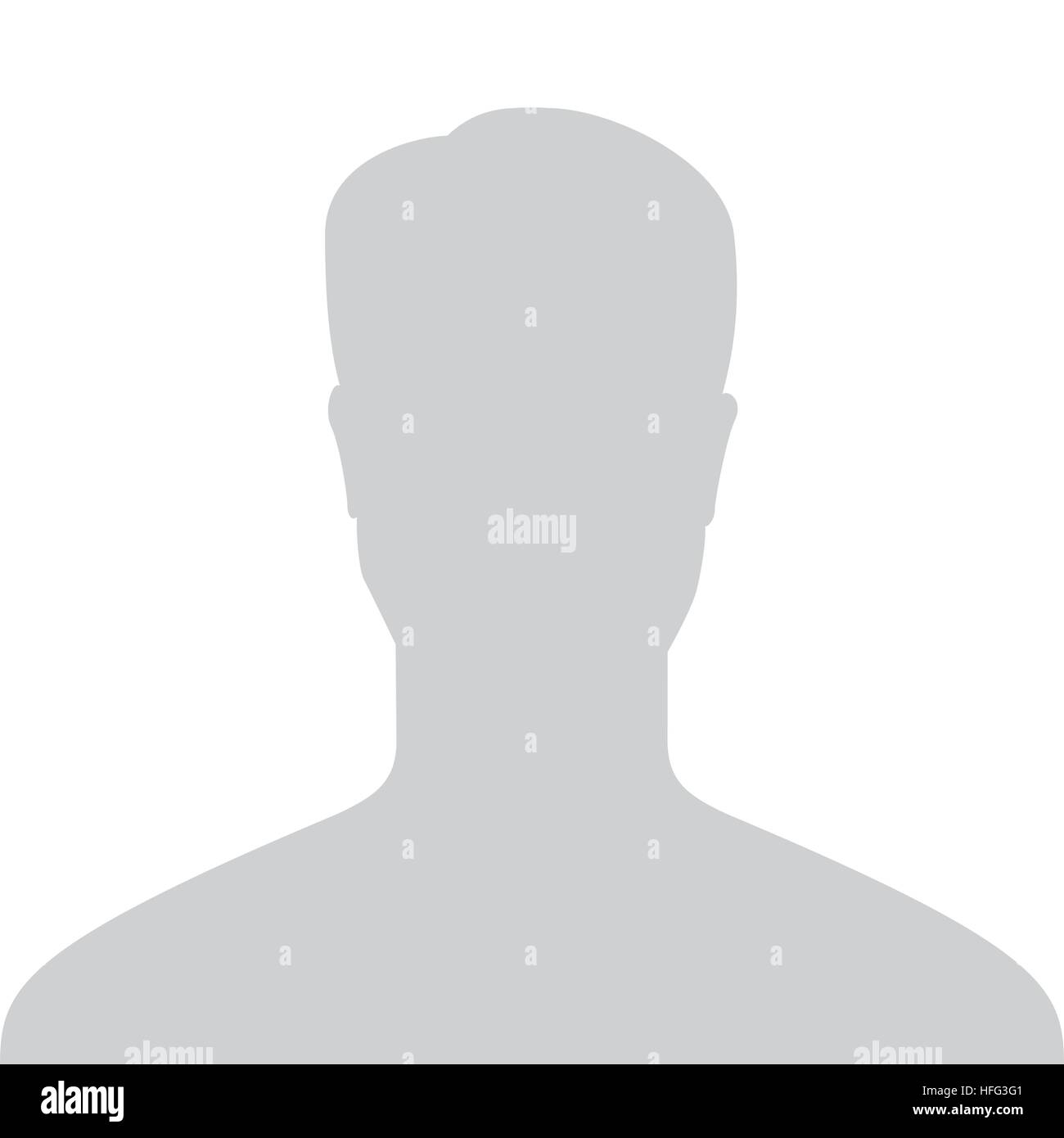 Male Default Placeholder Avatar Profile Gray Picture Isolated on White ...
