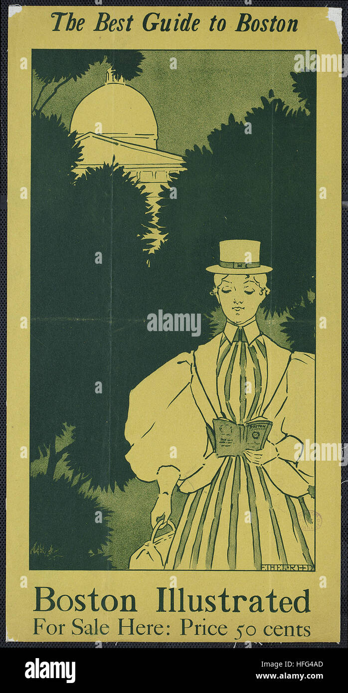 The best guide to Boston. Boston illustrated, for sale here Stock Photo ...