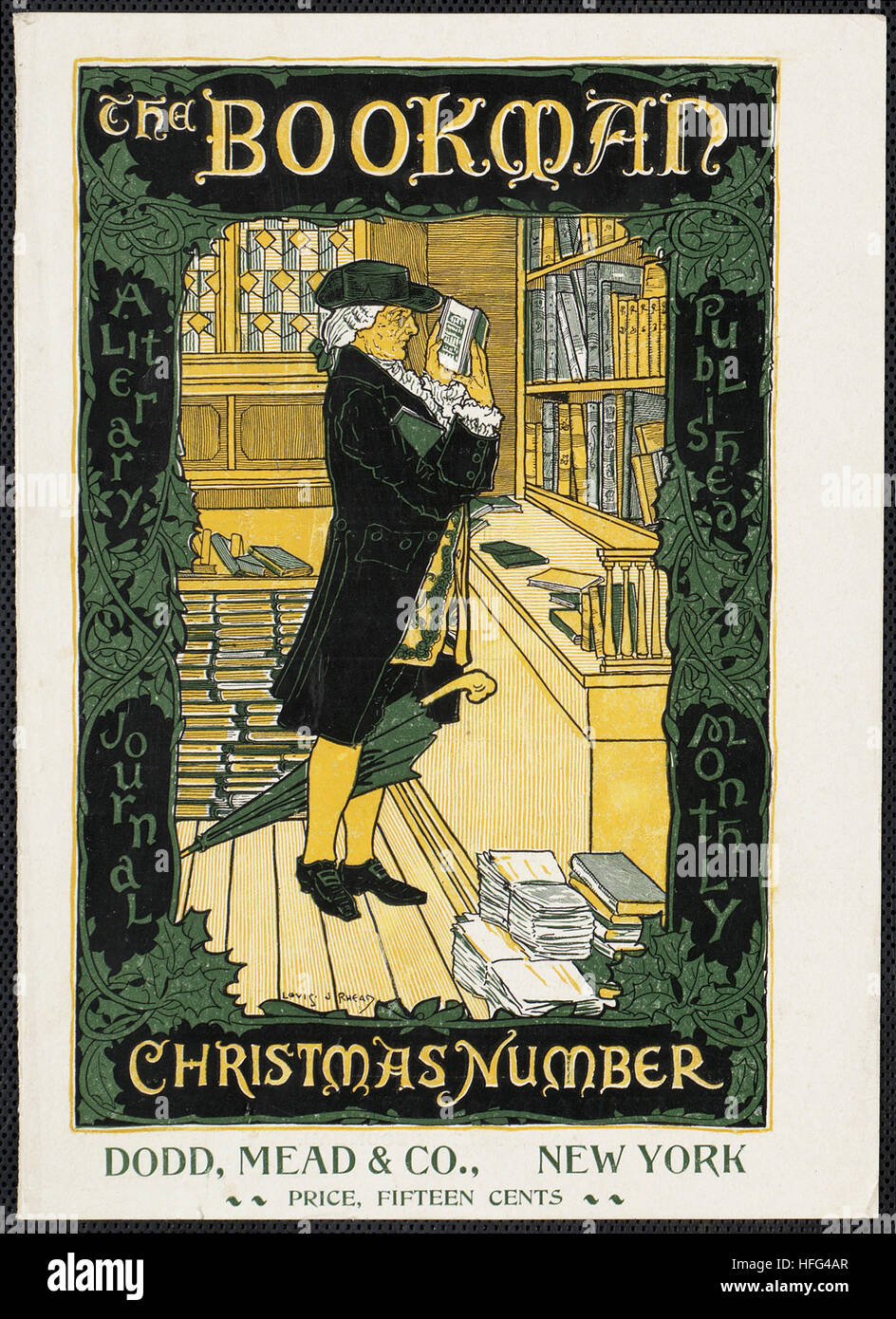 The bookman Christmas number Stock Photo - Alamy