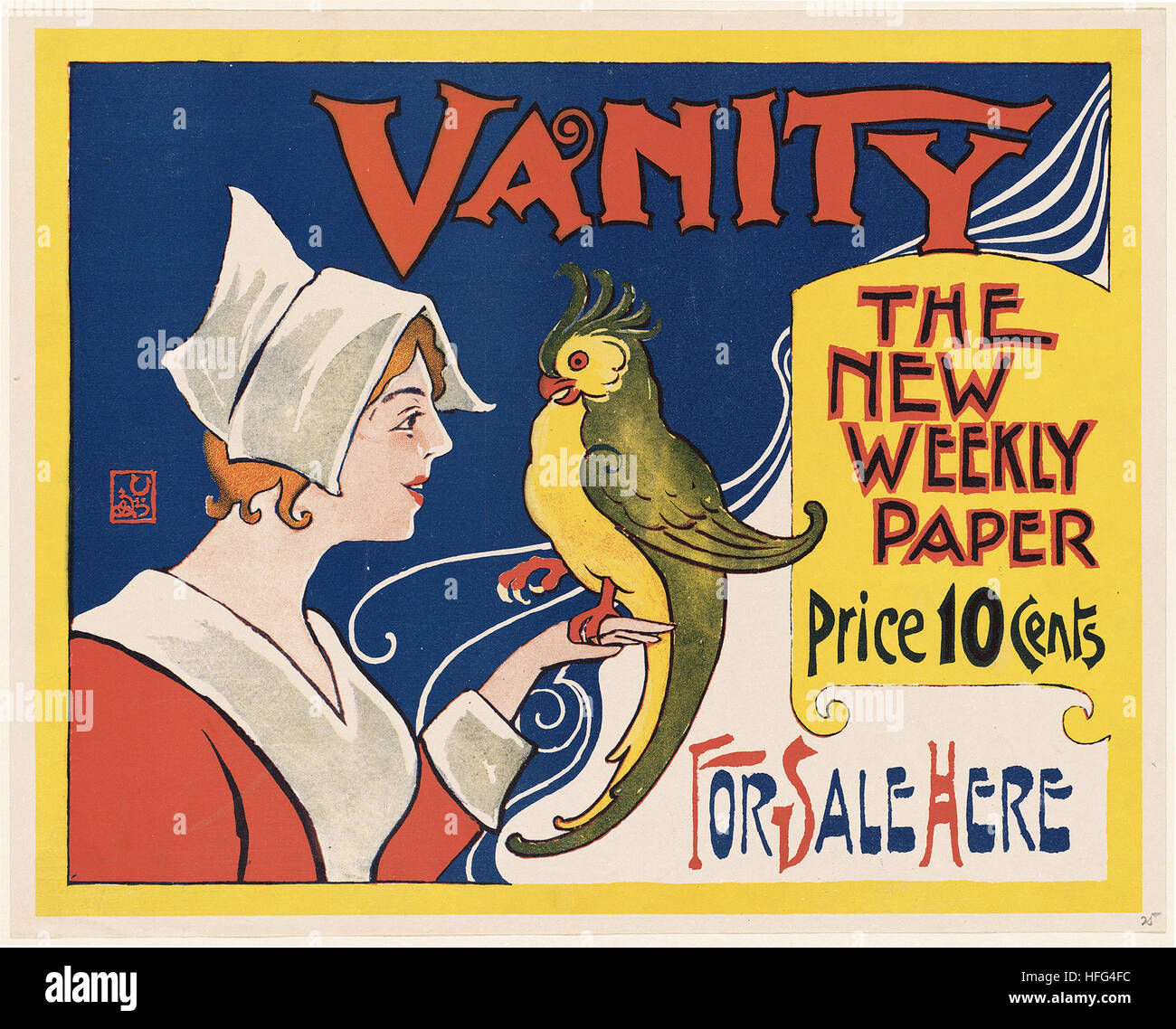 Vanity, the new weekly paper, for sale here Stock Photo - Alamy
